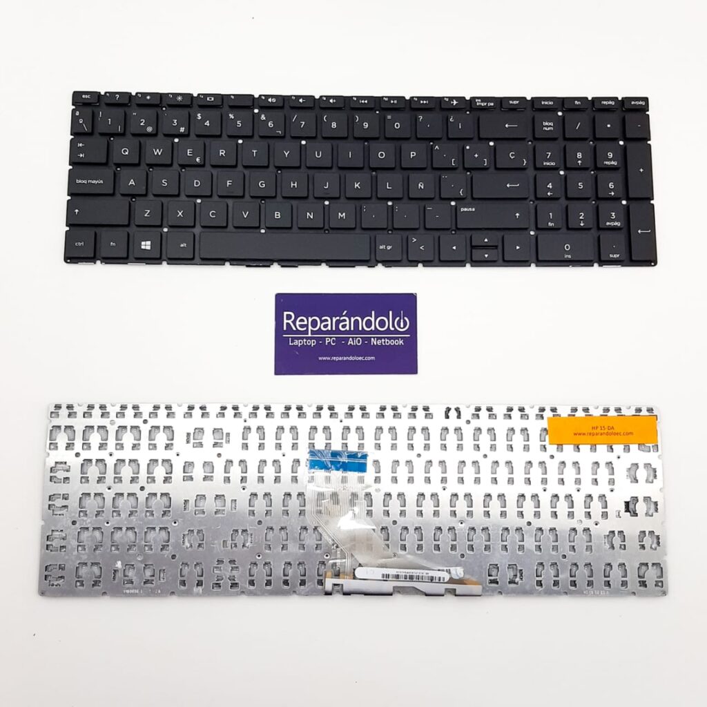 Teclado para Laptop HP Pavilion 15 DA / Negro – Compatible con Modelos ...
