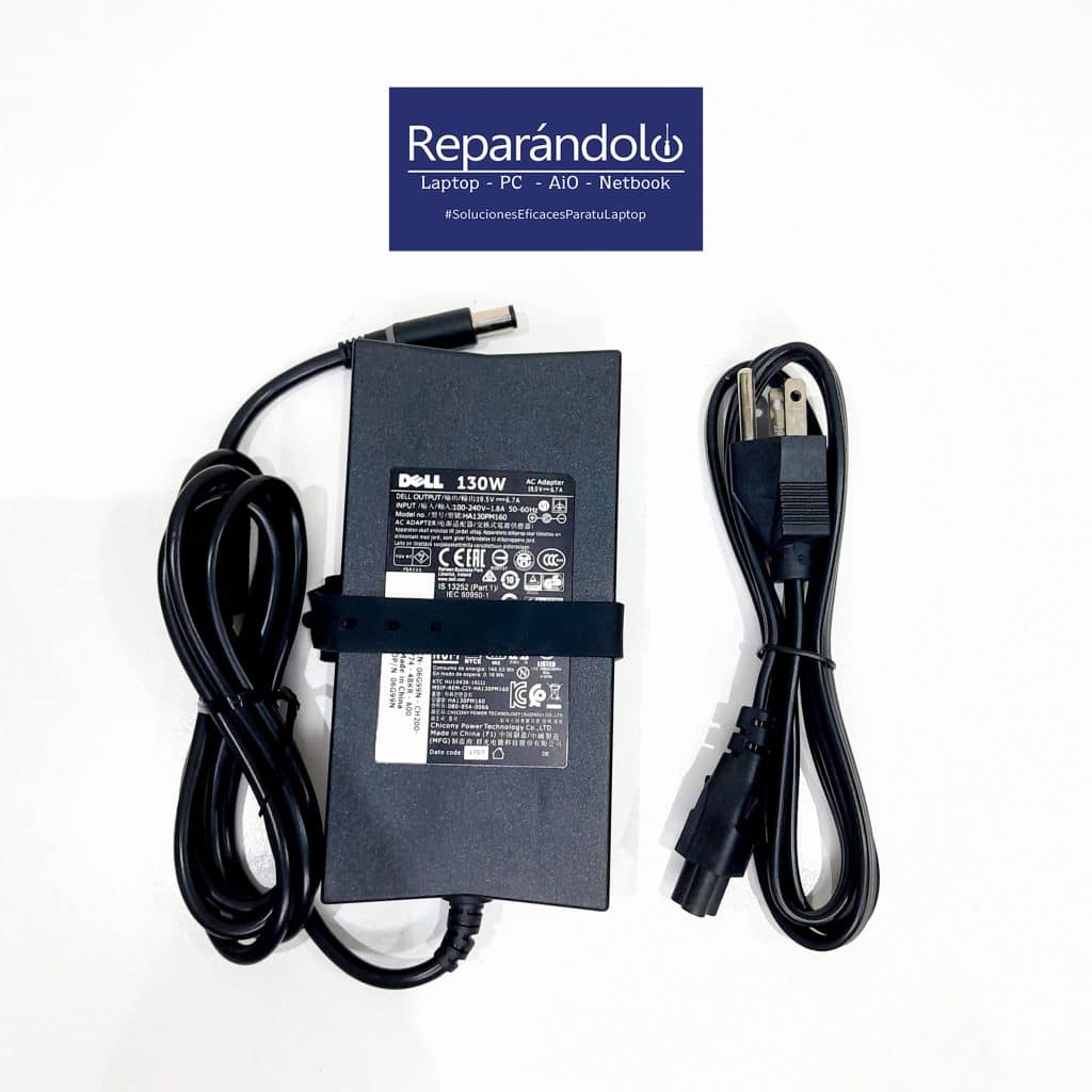 CARGADOR DE LAPTOP DELL 19.5V 6.7A (7.4*5.0) 130W ORIGINAL | Compatible con Dell Inspiron ...